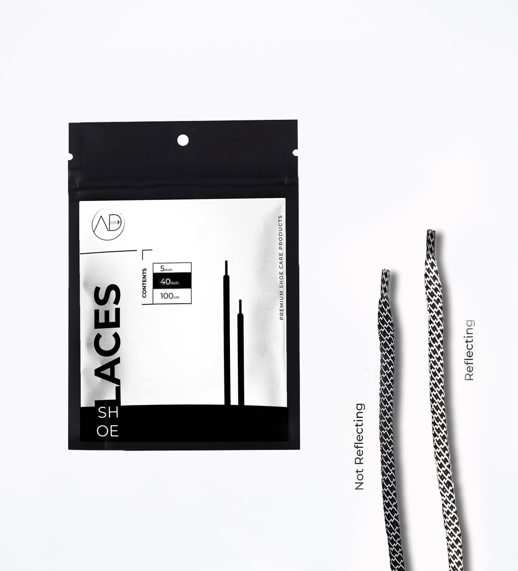 Shoe Laces Round (Reflective) – AD ShoeCare